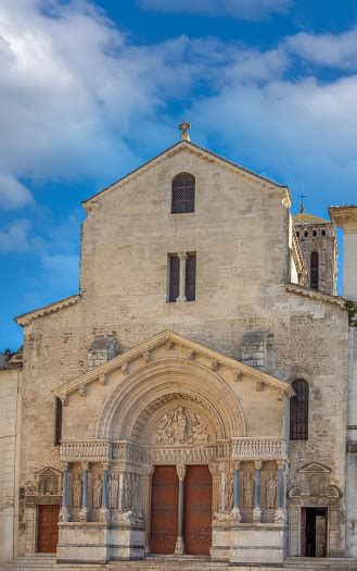 성 트로피메 대성당 아를 부체 뒤 Rhãne 프로방스 프랑스 로마와 로마네스크 양식의 아를 기념물은 유네스코 세계 문화