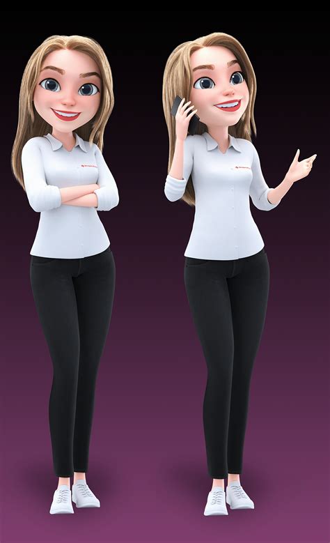 3d Virtual Assistant Assistente Virtual 3d Behance