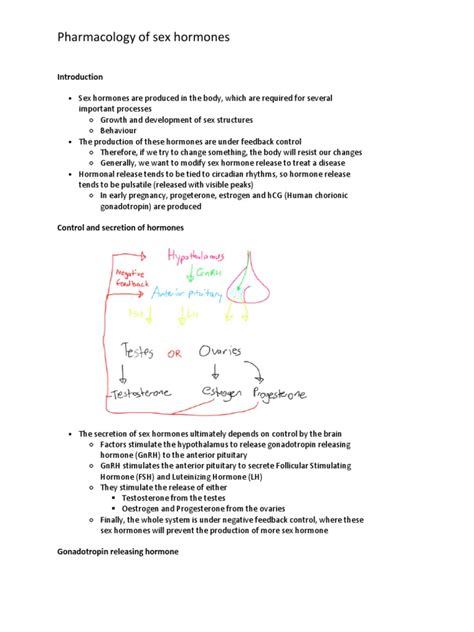Pharmacology Of Sex Hormones Pdf Estrogen Gonadotropin