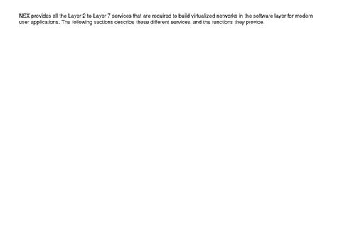 Nsx Network Services Vmware Cloud Foundation On Vxrail Architecture Guide Vcf 5 2 On Vxrail