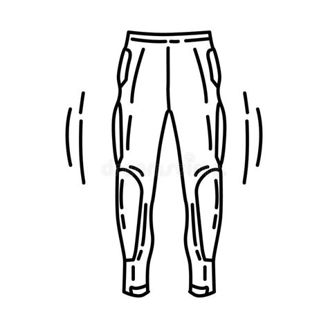 Motorcycle Pants Icon Doodle Hand Drawn Or Outline Icon Style Stock Vector Illustration Of