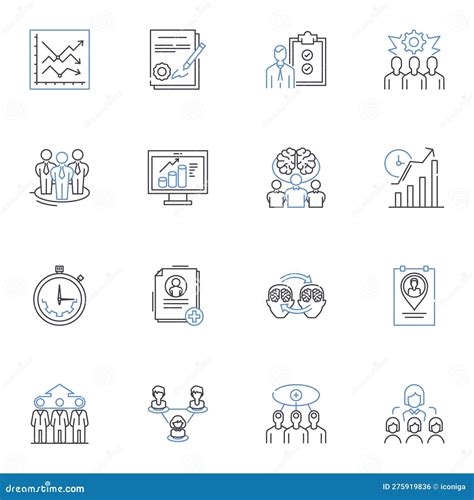 Quality Assurance Line Icons Collection Reliability Consistency Diligence Responsibility