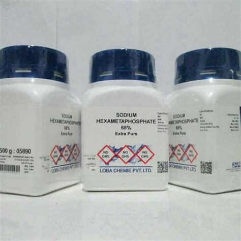 Sodium Hexametaphosphate 500g Extra Pure Loba India Lab Asia Science