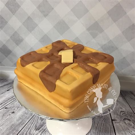 A Waffle Cake Tutorial The Cake Mom And Co