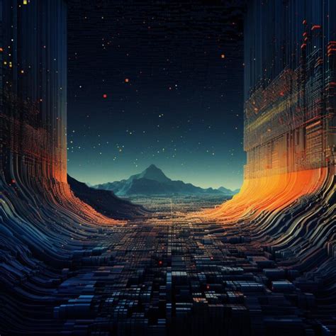 Premium Ai Image Corrupted Data Generating Mesmerizing Art Forms