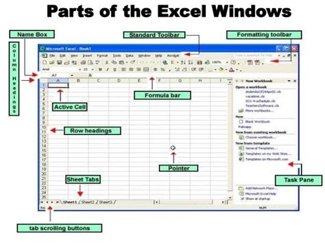 Explain Parts Of Ms Excel 2007 Window