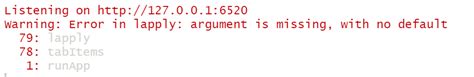 Interactive Ploting Ip Warning Error In Lapply Argument Is Missing