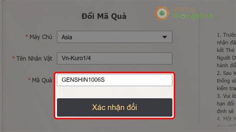 Code Genshin Impact mới nhất cập nhật tháng năm