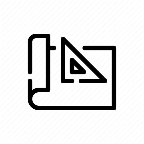 Drawing Draw Blueprint Ruler Icon Download On Iconfinder
