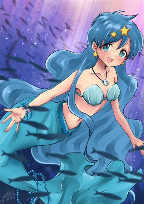 Houshou Hanon Mermaid Melody Pichi Pichi Pitch Highres 1girl Bikini
