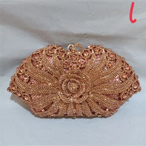 Bolsa De Mão Feminina Luxuosa Ab De Metal Dourado Para Mulheres Bolsas De Mão De Strass Para