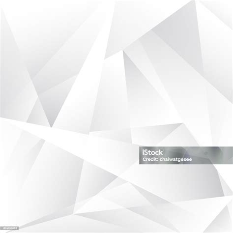 텍스처를 추상적인 기하학적 흰색과 회색 컬러 기술 현대 미래 배경 벡터 일러스트 레이 션 0명에 대한 스톡 벡터 아트 및 기타 이미지 0명 가상현실 계획 Istock