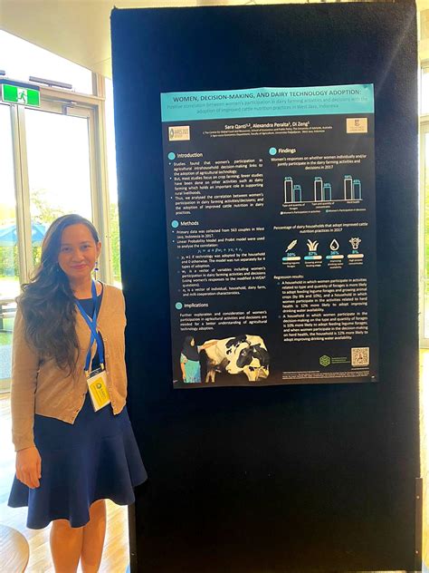 A Poster Titled Women Decision Making And Dairy Technology Adoption