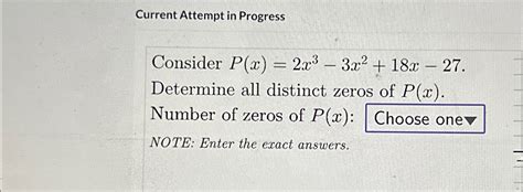 solved current attempt in progressconsider