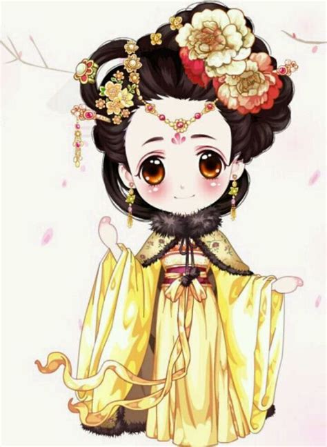 Q版人物图片女生古装 千图网