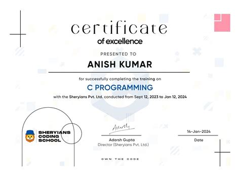 Anish Kasyap On Linkedin Cprogramming Certificationcomplete