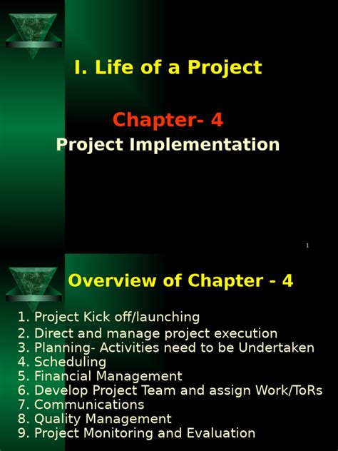 Ch 4 Project Implementation Pdf Project Management Business