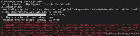 Windows上安装python第三方库pycairo的解决办法modulenotfounderror No Module Named Cairo Csdn博客