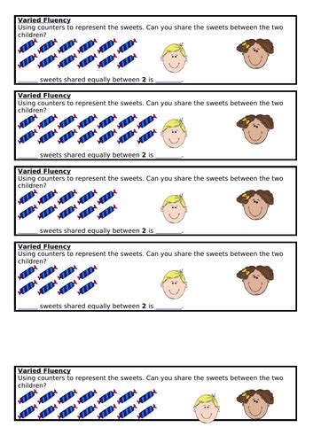 Sharing Equally Summer Block 1 Year 1 Teaching Resources