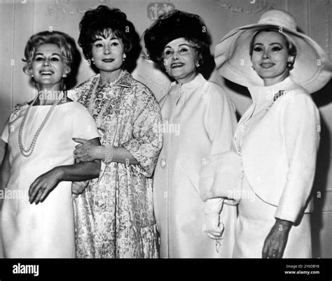 Zsa Zsa Gabor With Mother And Sisters In New York 12 June 1963 Mother