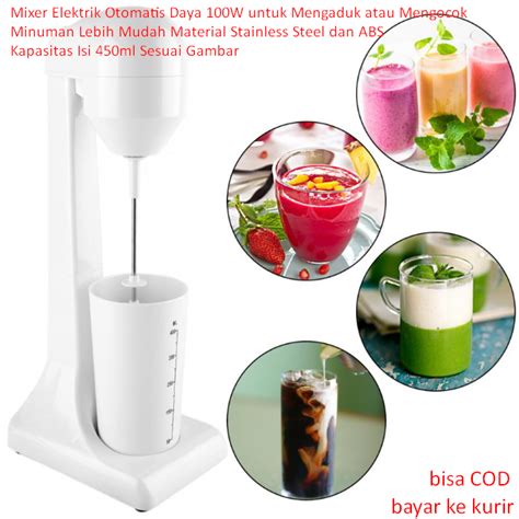 Jual Mixer Elektrik Otomatis Daya 100W Untuk Mengaduk Atau Mengocok Minuman Lebih Mudah Material