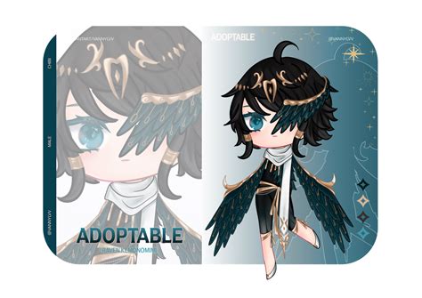 Crow Adoptable Chibi 2 By Vannylvv On Deviantart