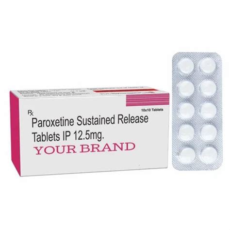 Paroxetine 125mg Tablet Packaging Size 1010 Tablets At Best Price