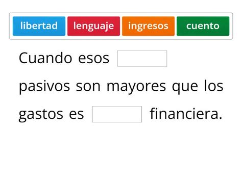 Seguridad Financiera Missing Word