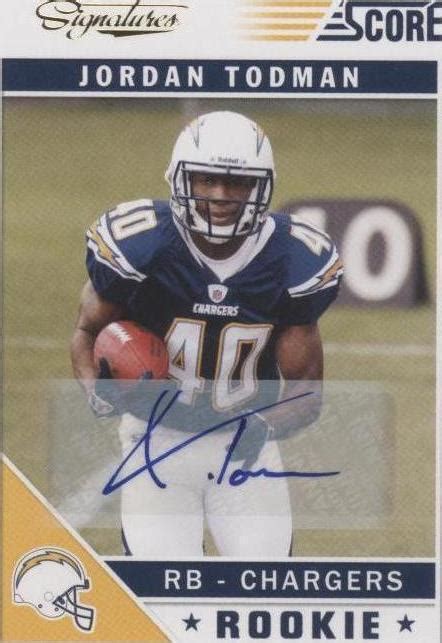 2011 Score Rookie Jordan Todman 350 Signatures Au Rc For Sale