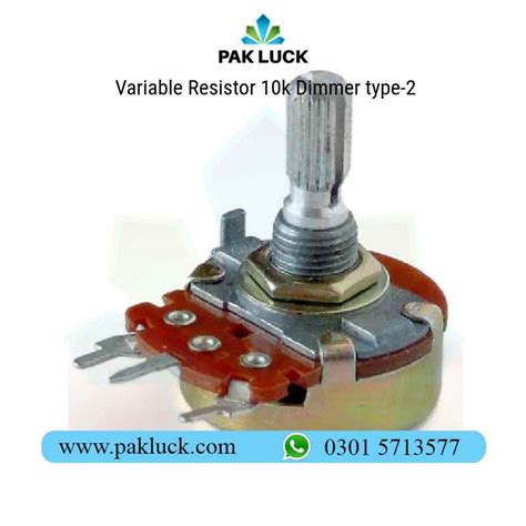 Variable Resistor K Dimmer Type Pakluck Try Your Luck