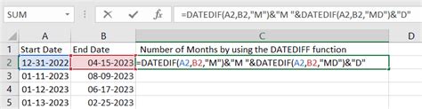 Calculate Number Of Months Between Two Dates In Excel 3 Easy Formulas