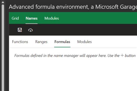When Importing From Gist Formulas Are Not Synchronized To The Formulas Section In Names Tab