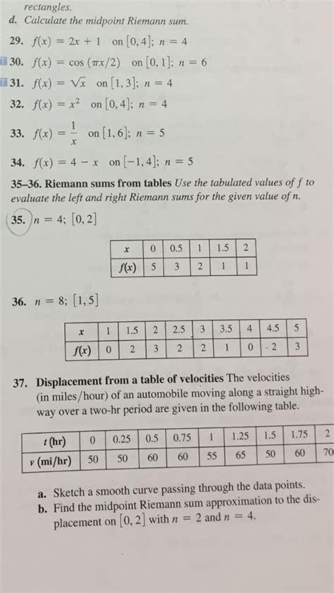 Solved D Calculate The Midpoint Riemann Sum F X 2x 1