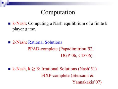 Ppt A Polynomial Time Algorithm For 2 Player Rank 1 Games Powerpoint