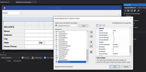 How To Create A Bill Of Sale Form Using Winforms Inputpanel Componentone