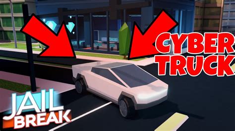 Jailbreak New Update Cyber Truck Spike Traps New Grass Youtube
