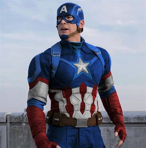 Mcu Captain America Comic Accurate Suit Fanart V1 By Tytorthebarbarian On Deviantart