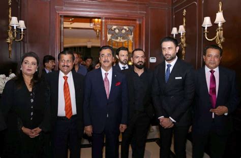 Dinner Hosted By Dr Mirza Ikhtiar Baig Honoring Syed Yousuf Raza Gillani