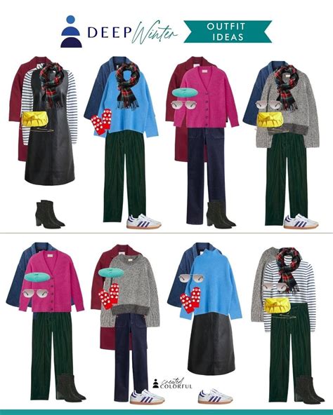 Pin By Lauren Johnson On Winter Bright Winter Outfits Deep Winter