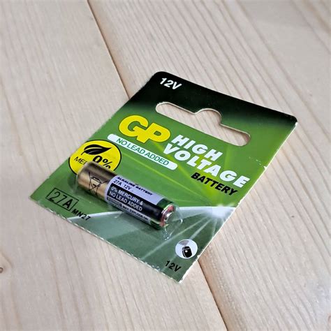 باتری ریموتی آلکالاین 12 ولت سایز 27a مارک Gp بسته تک عددی فروشگاه