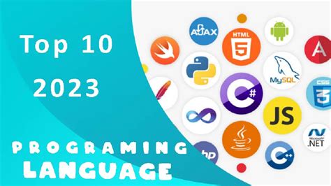 Best Programming Language 2023top10future Languages Youtube