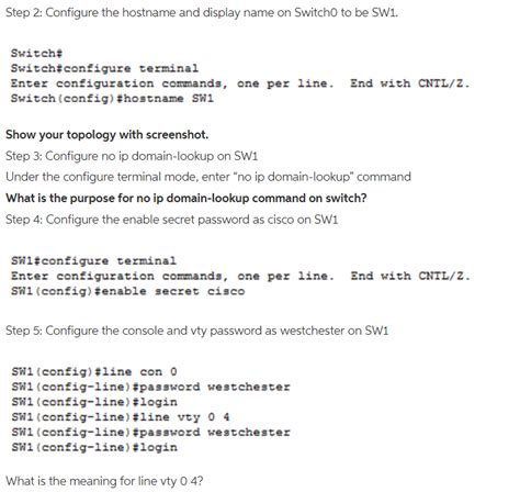 Solved Step 2 Configure The Hostname And Display Name On