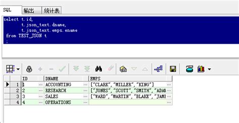 Oracle 处理json数据 墨天轮
