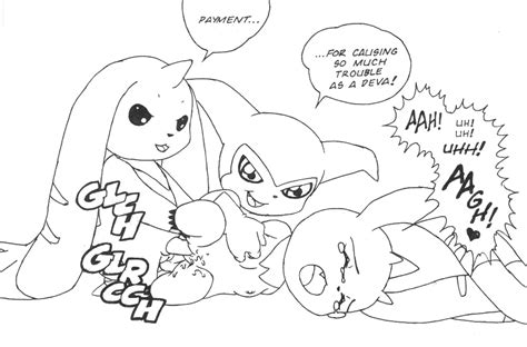 Rule 34 Digimon Digiphilia Erection Female Forced Furball Impmon