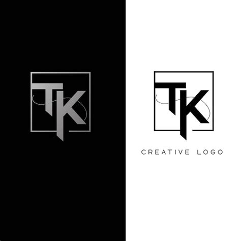Premium Vector Tk Initial Letter Logo