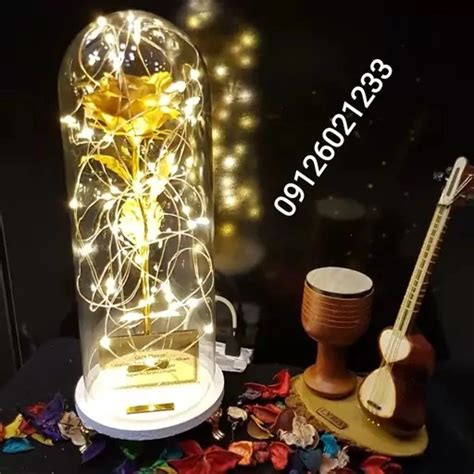 خرید و قیمت گل رز مصنوعی و فلکسی هولوگرامی چراغ دار گل مصنوعی مدل دیو و
