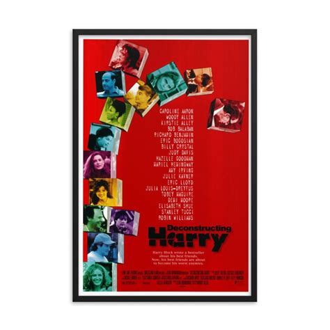 Decontructing Harry 1997 Reprint Poster Reprint