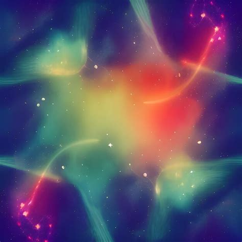 premium photo galaxy space draw abstract background nebula light sky random element pattern