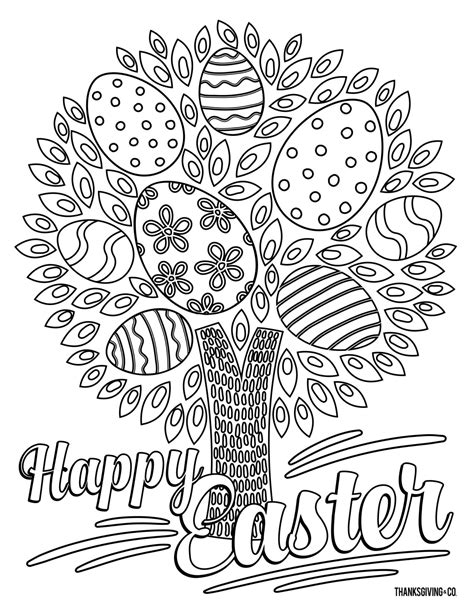 Easter Coloring Pages For Adults