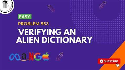 leetcode 953 verifying an alien dictionary c easy solution